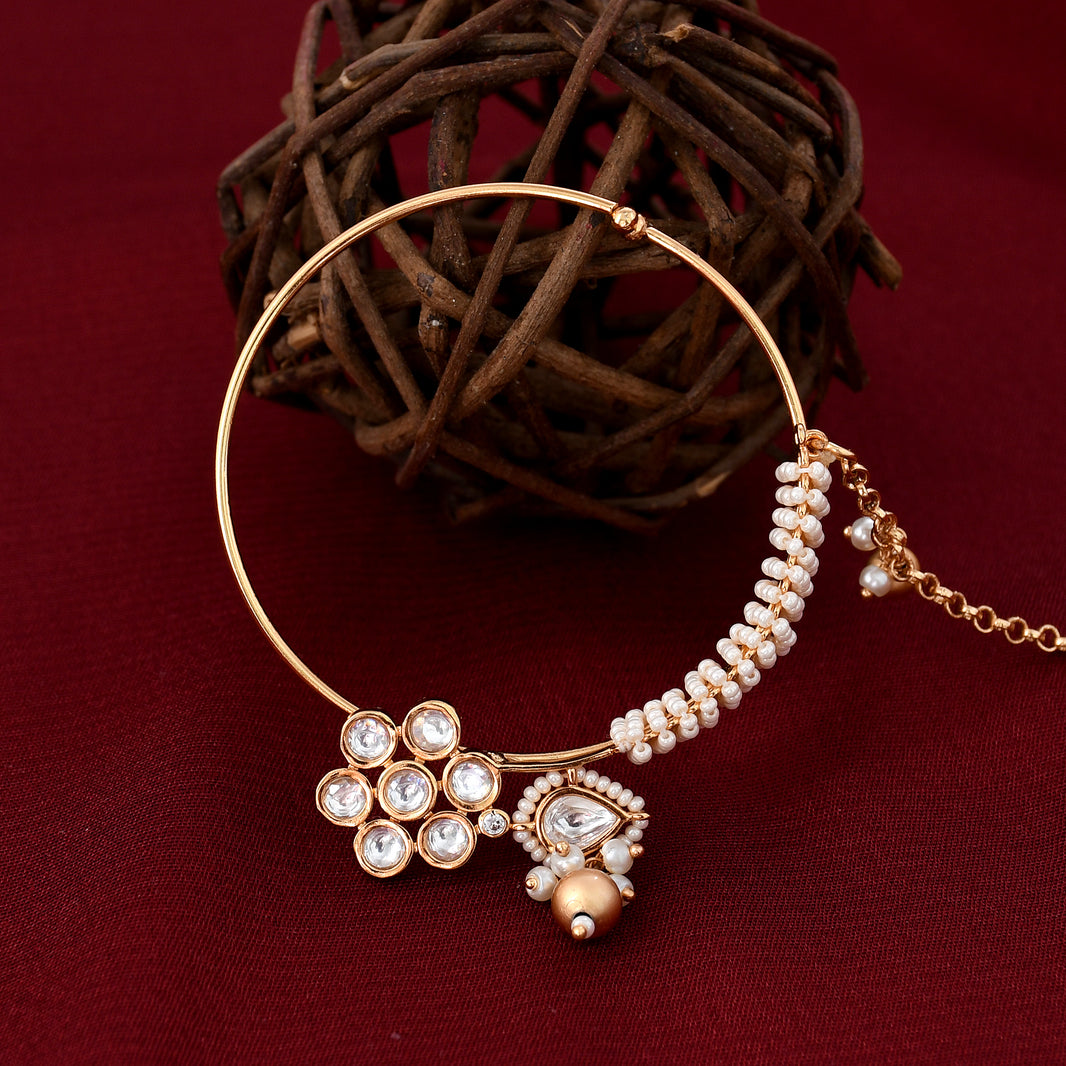 Buy Stylish Bridal Nath Online in India - Rebaari